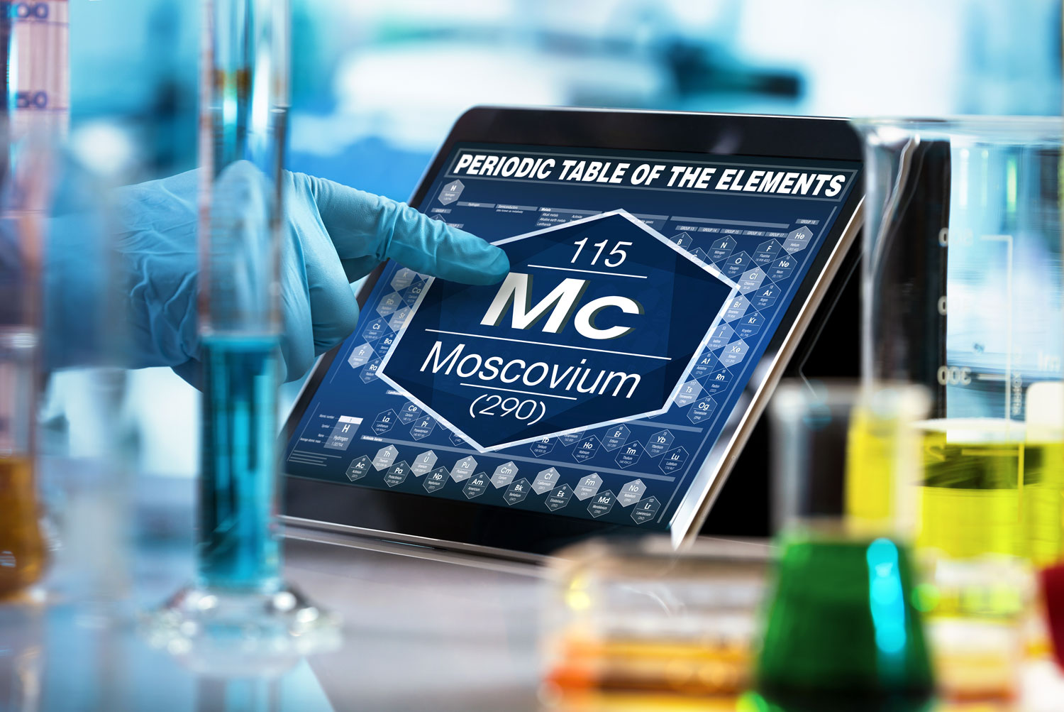 Moscovium - Élément atomique n°115 - Symbole Mc - France Minéraux