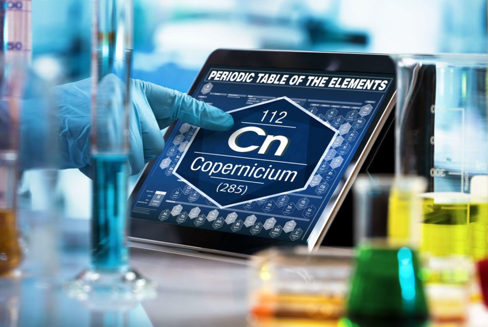 Copernicium - Élément atomique n°112 - Symbole Cn - France Minéraux