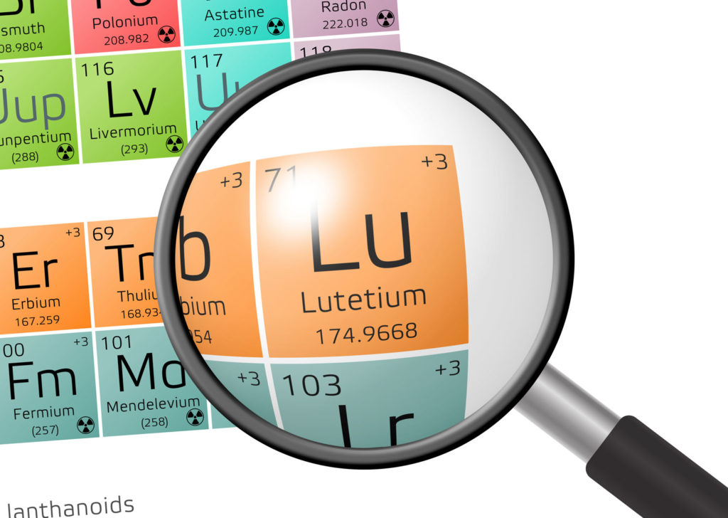 Lutécium - Élément atomique n°71 - Symbole Lu - France Minéraux